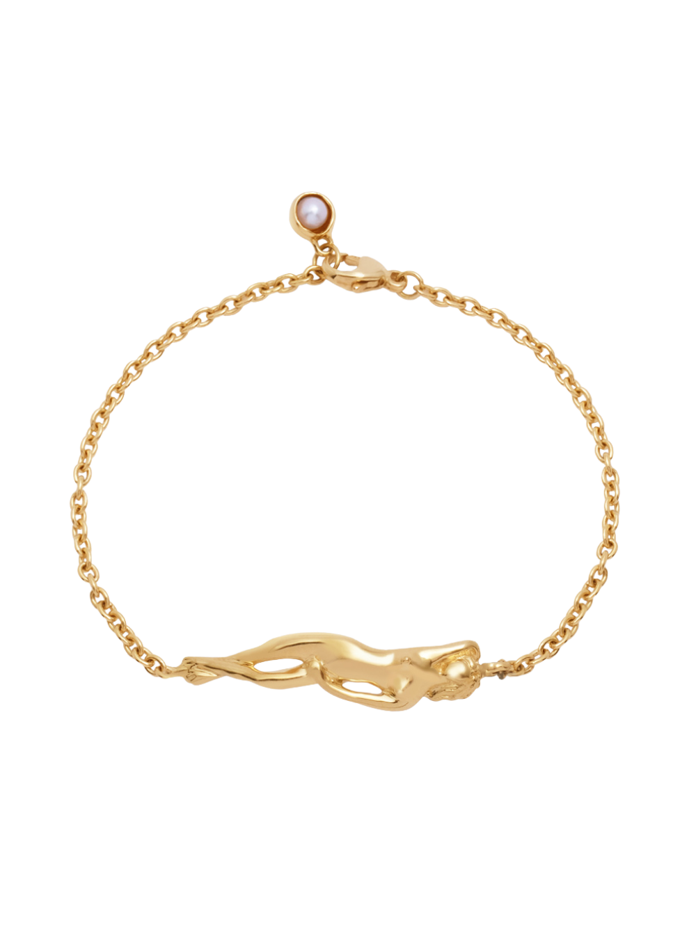 18K Gold Single Sleeping Venus - Carina Hardy Fine Jewelry
